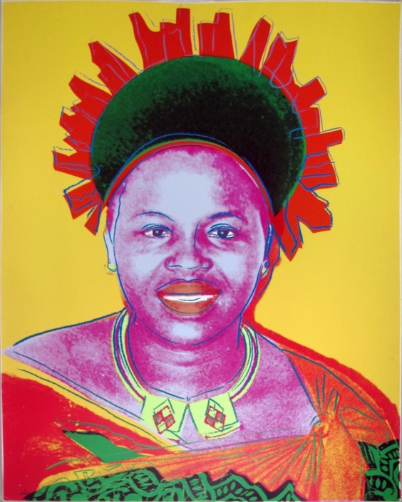 Andy Warhol | Reigning Queens: Queen Ntombi Twala of Swaziland | 1985 ...