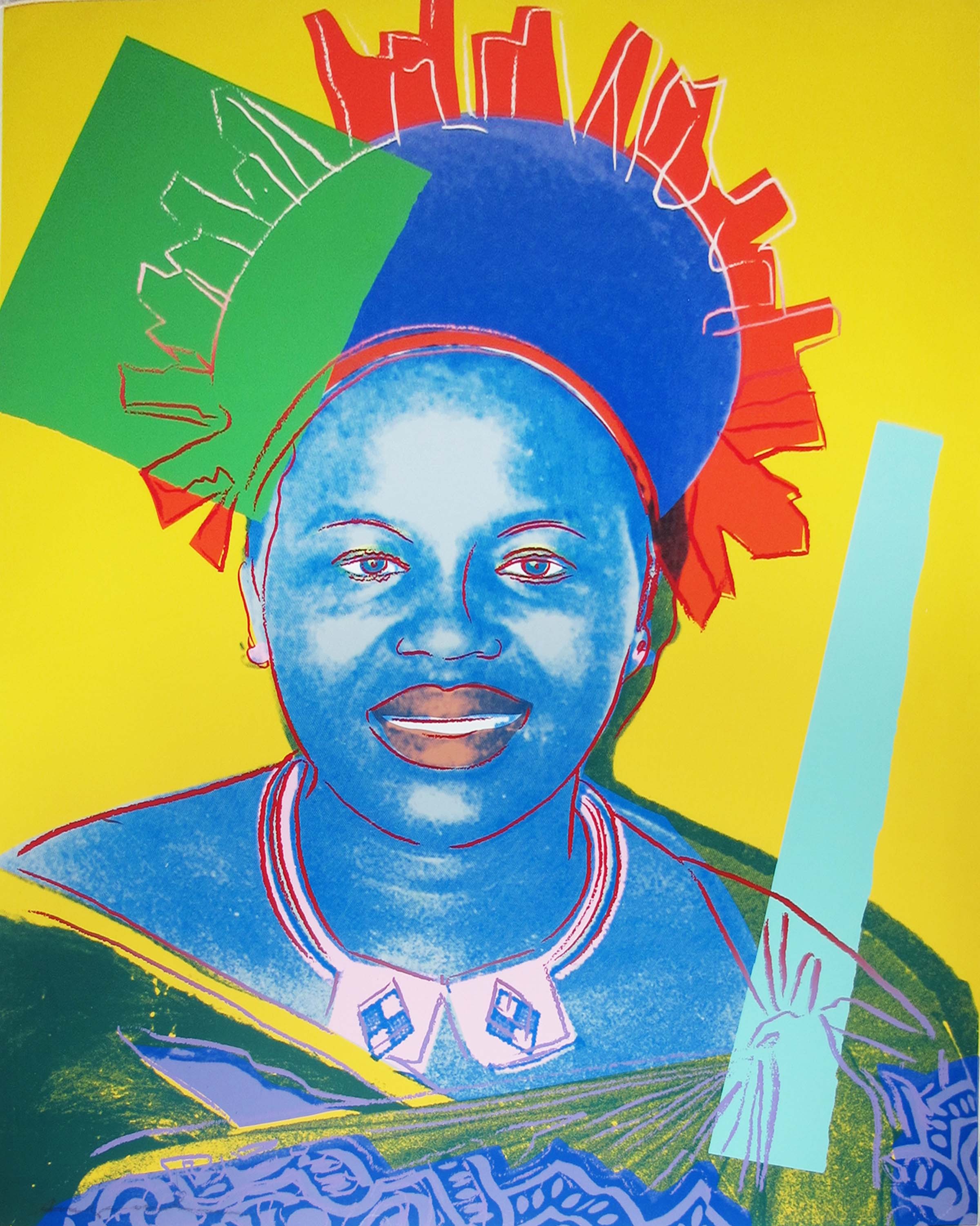 Andy Warhol | Reigning Queens | Queen Ntombi Twala of Swaziland 348 ...