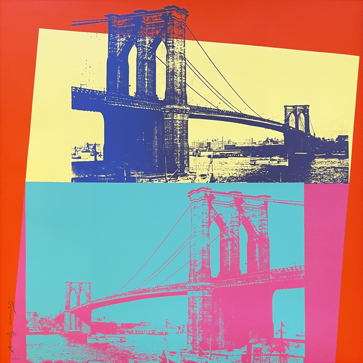Andy Warhol | Brooklyn Bridge, II.290 | 1983 | Hamilton-Selway