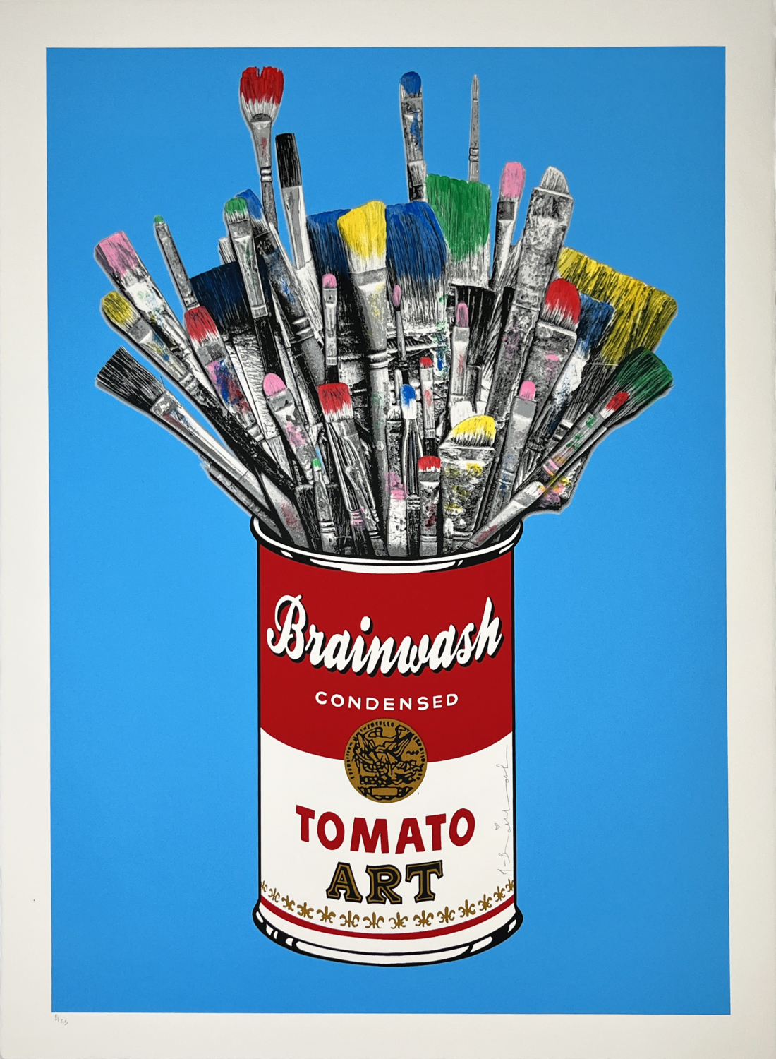 Mr. Brainwash | Tomato Pop | Blue | 2023 | Hamilton-Selway